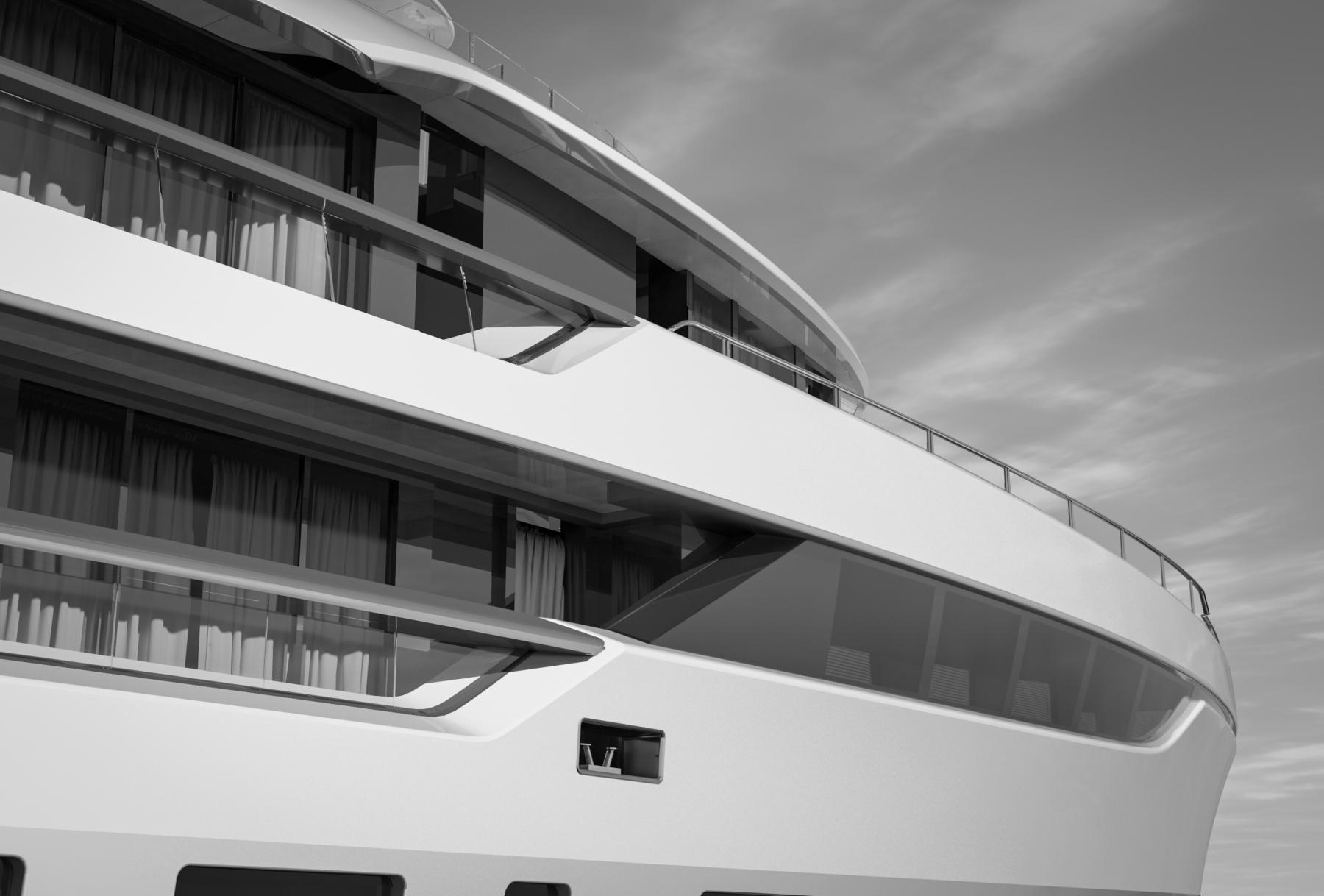 Hot Lab | Atlantique 47m | Exterior & Interior design project